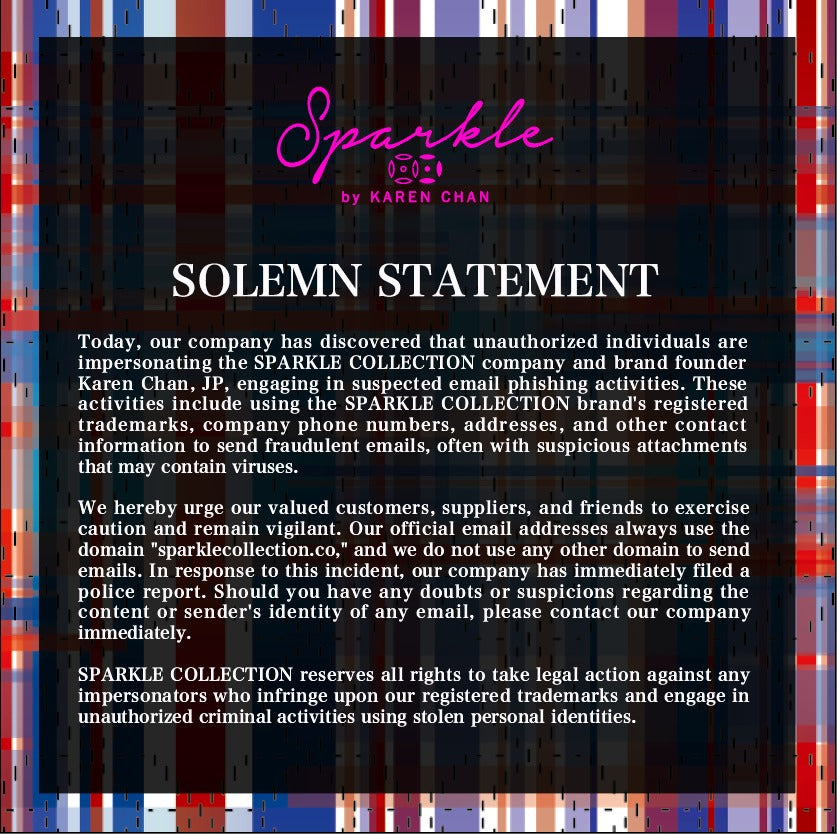 SOLEMN STATEMENT – SPARKLE COLLECTION