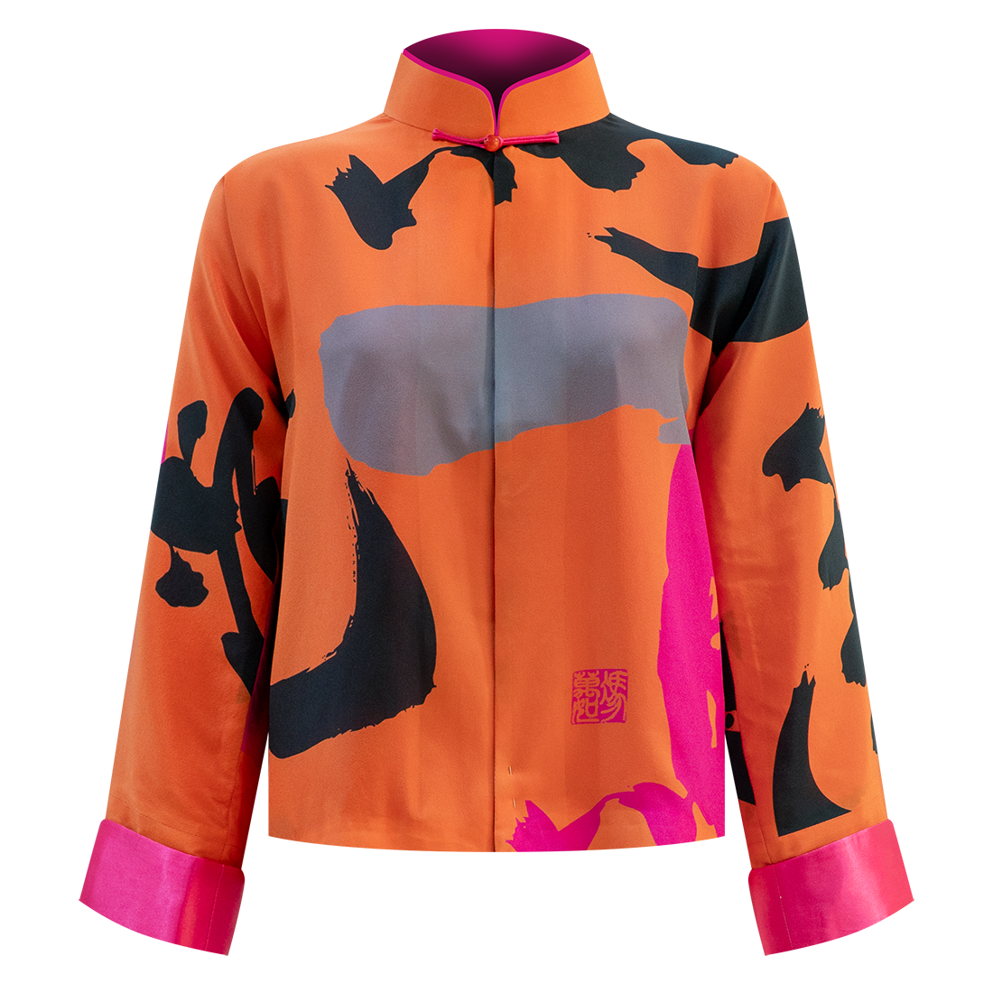 【FOREMOST STALLION】100% Silk Mini Tang Jacket (一馬當先) - 型格唐裝/新派功夫衫 ...